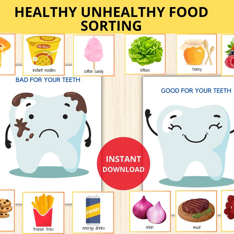Healthy Eating Posters - Etsy UK