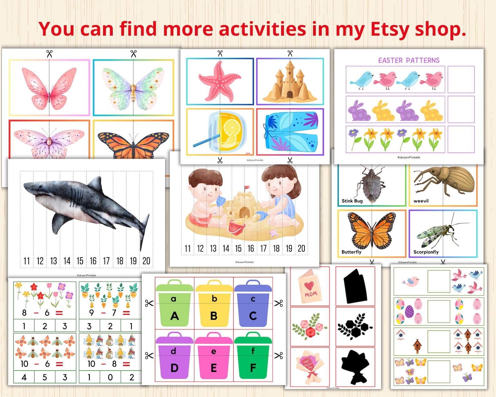 Montessori Garden Cards,gardening Flashcards,garden Preschool,gardening ...
