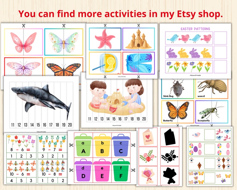 Montessori Garden Cards, Preschool Printable, Garden Flashcards ...