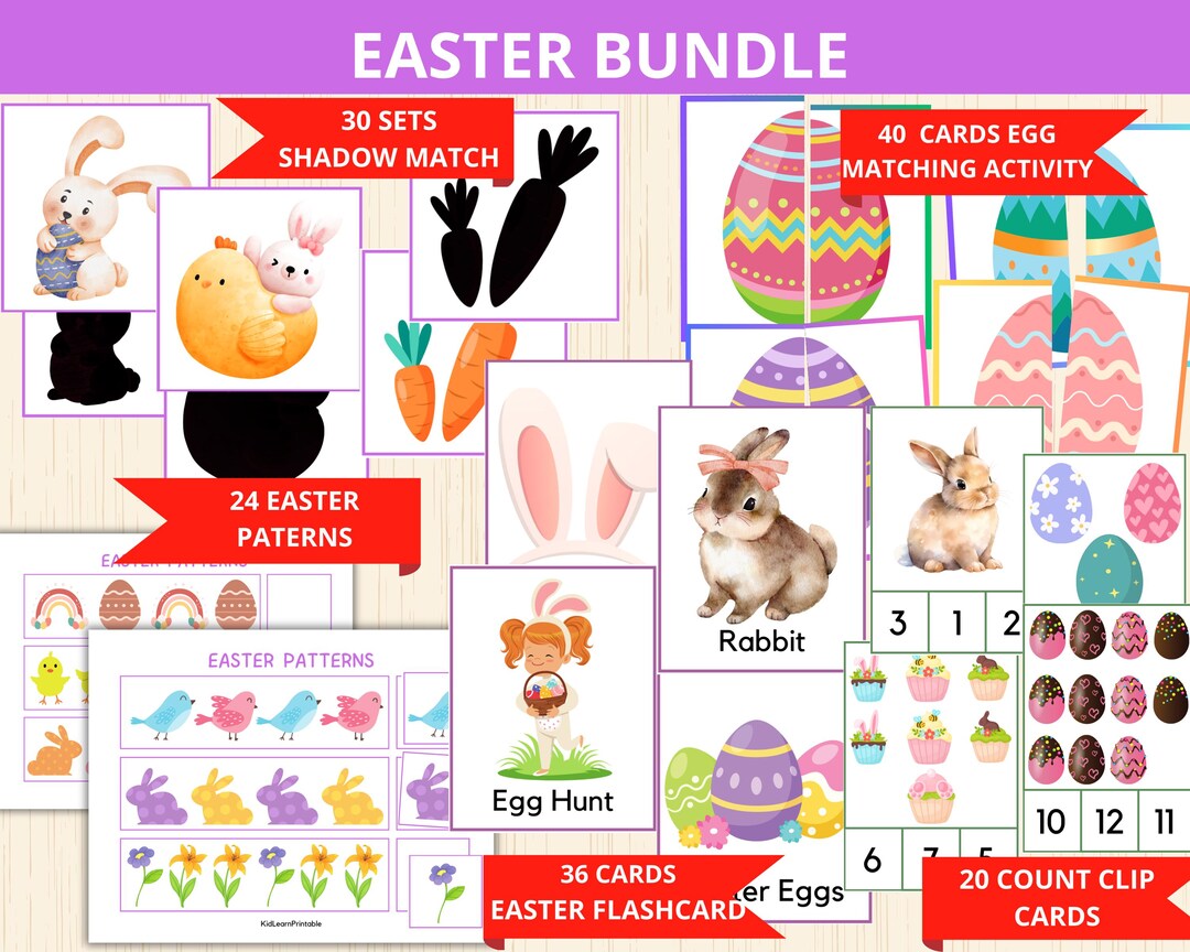 Easter Bundle,easter Busy Book,easter Unit Study,easter Preschool ...