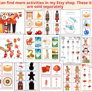 Chinese New Year Matching Game,matching Activity for Kids,lunar New ...