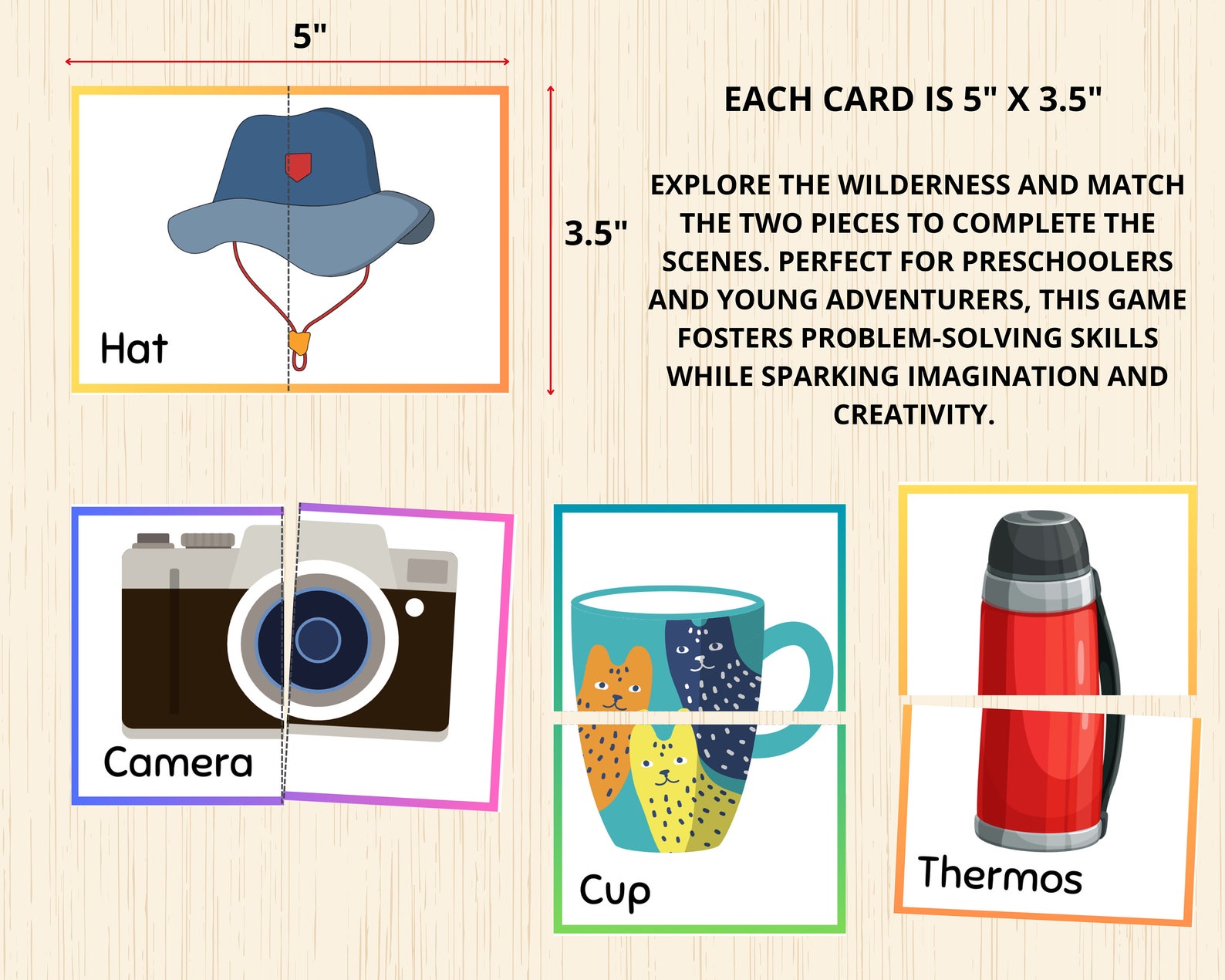 Camping Matching Activity,camping Puzzles,symmetry Puzzles,toddler ...