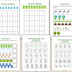 Earth Day Activity Pack,earth Day Activity Book, Colouring Pages ...