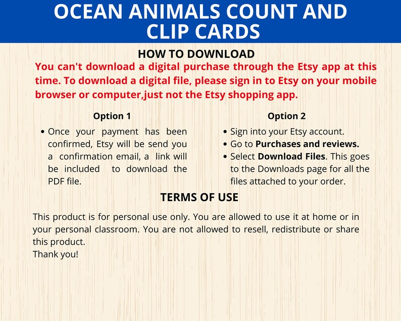 Ocean Animal Count and Clip Cards,numbers 1-20,ocean Animals Flashcards ...