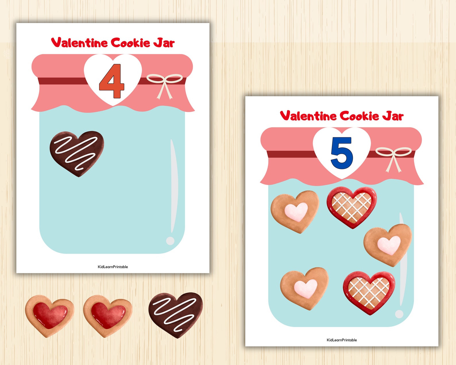 Valentine Counting Activity, Numbers 1-10, Count Activities,prek ...