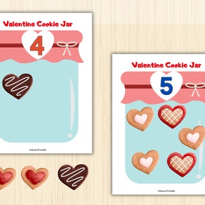 Valentine Counting Activity, Numbers 1-10, Count Activities,prek ...