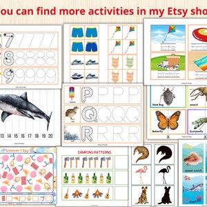 African Animal Number Sequence 1-5 Puzzles,african Animals Montessori ...