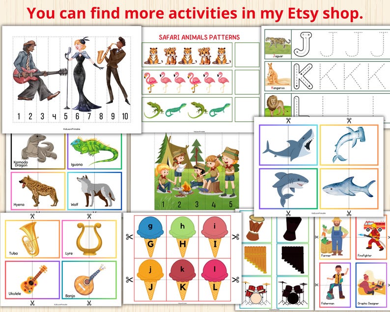 Musical Instruments Alphabet Cards,music Instruments Flashcards,music ...