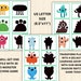 Monster Shadow Matching Games,monster Matching Activity,monster Puzzles ...