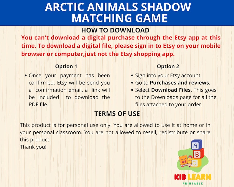 Arctic Animals Shadow Matching,north Pole Animals,winter Matching ...