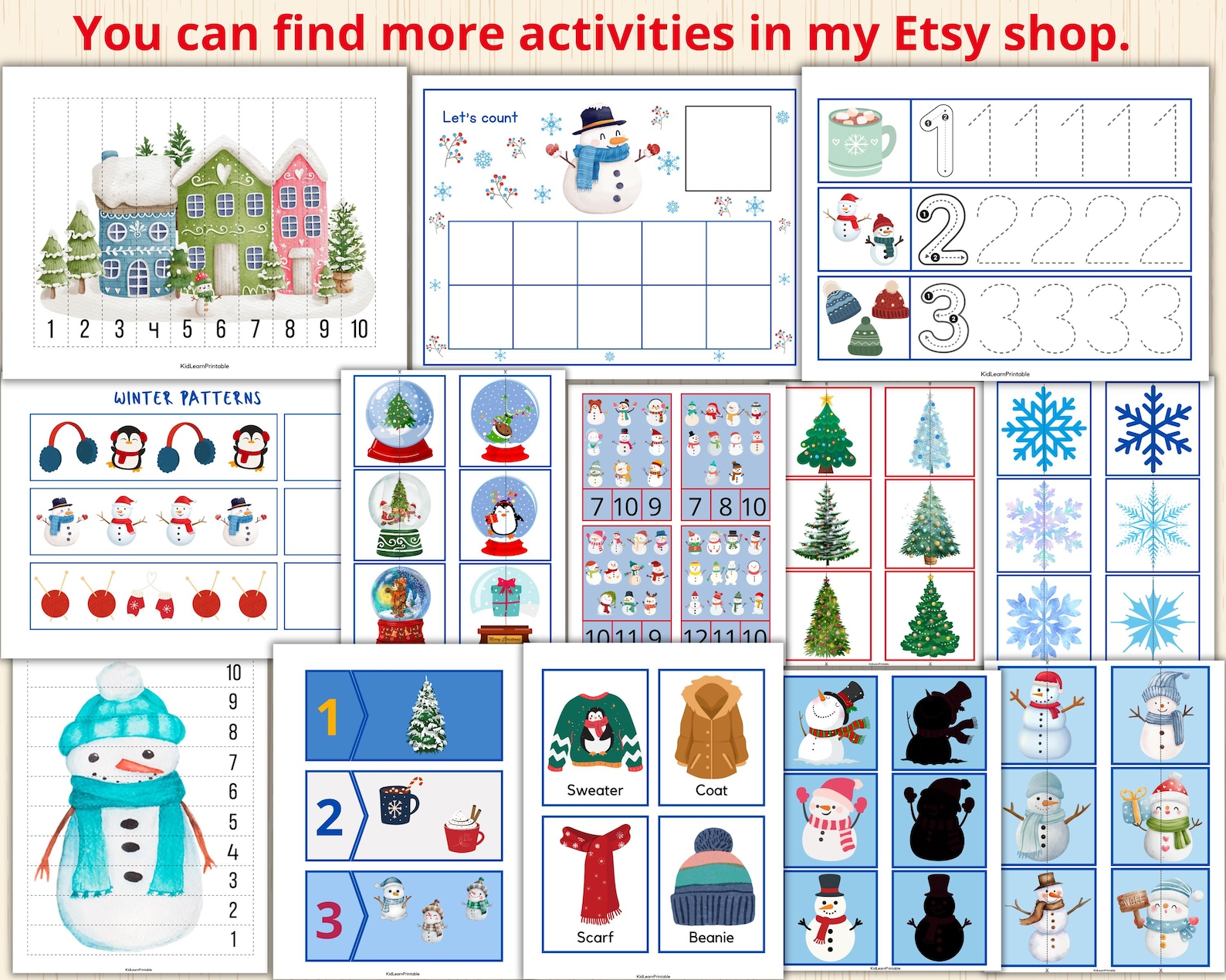 Winter Clothing Flashcard ,winter Clothes Flashcard,winter Vocabulary ...