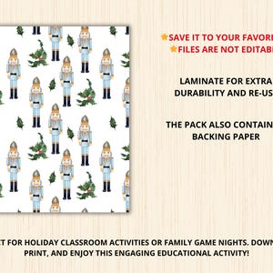 Nutcracker Memory Game,nutcracker Matching Activity,christmas Memory ...