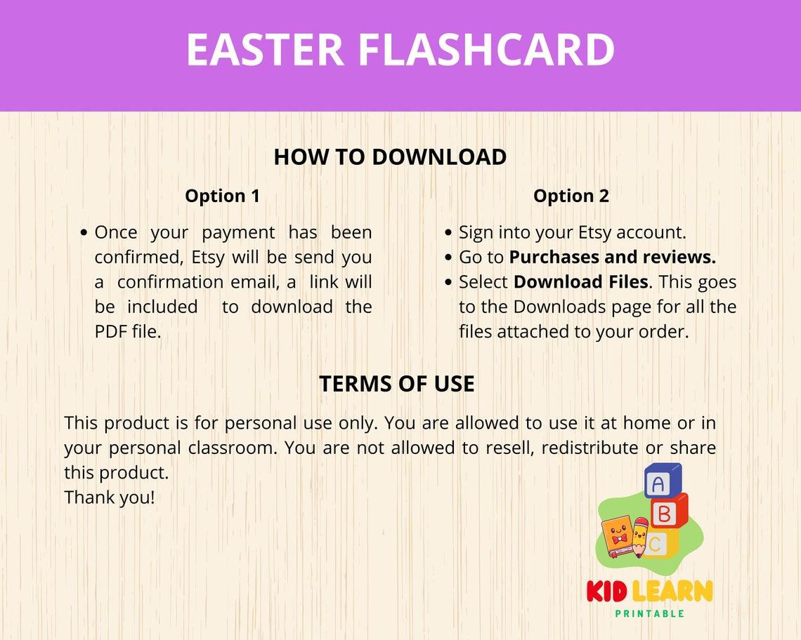 Easter Montessori Flashcards for Kids Easter Flash Cards Spring ...