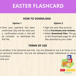 Easter Montessori Flashcards for Kids Easter Flash Cards Spring ...