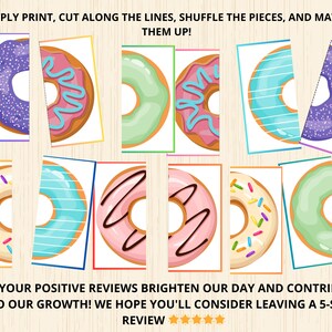 Donut Matching Game,donut Symmetry Puzzles,match the Donut,match Halves ...