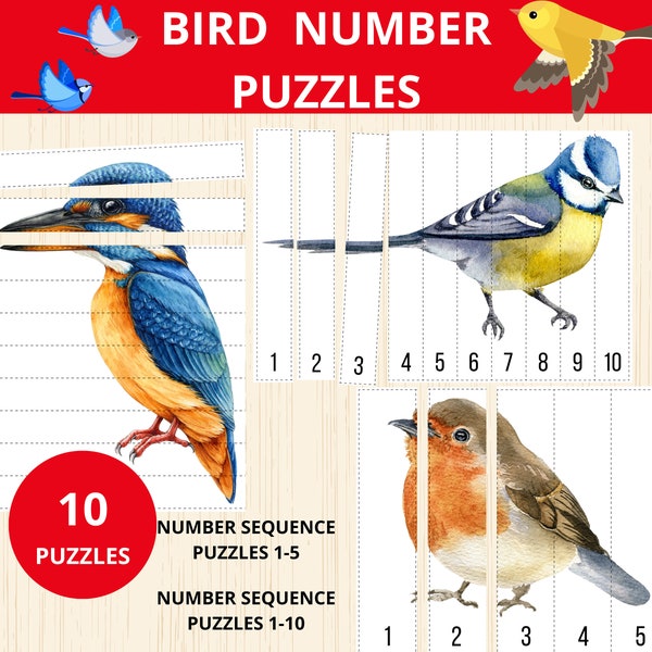 Bird Puzzles - Etsy UK