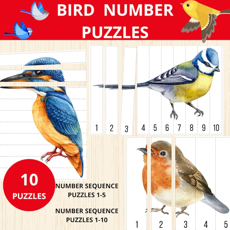 Bird Puzzles - Etsy UK