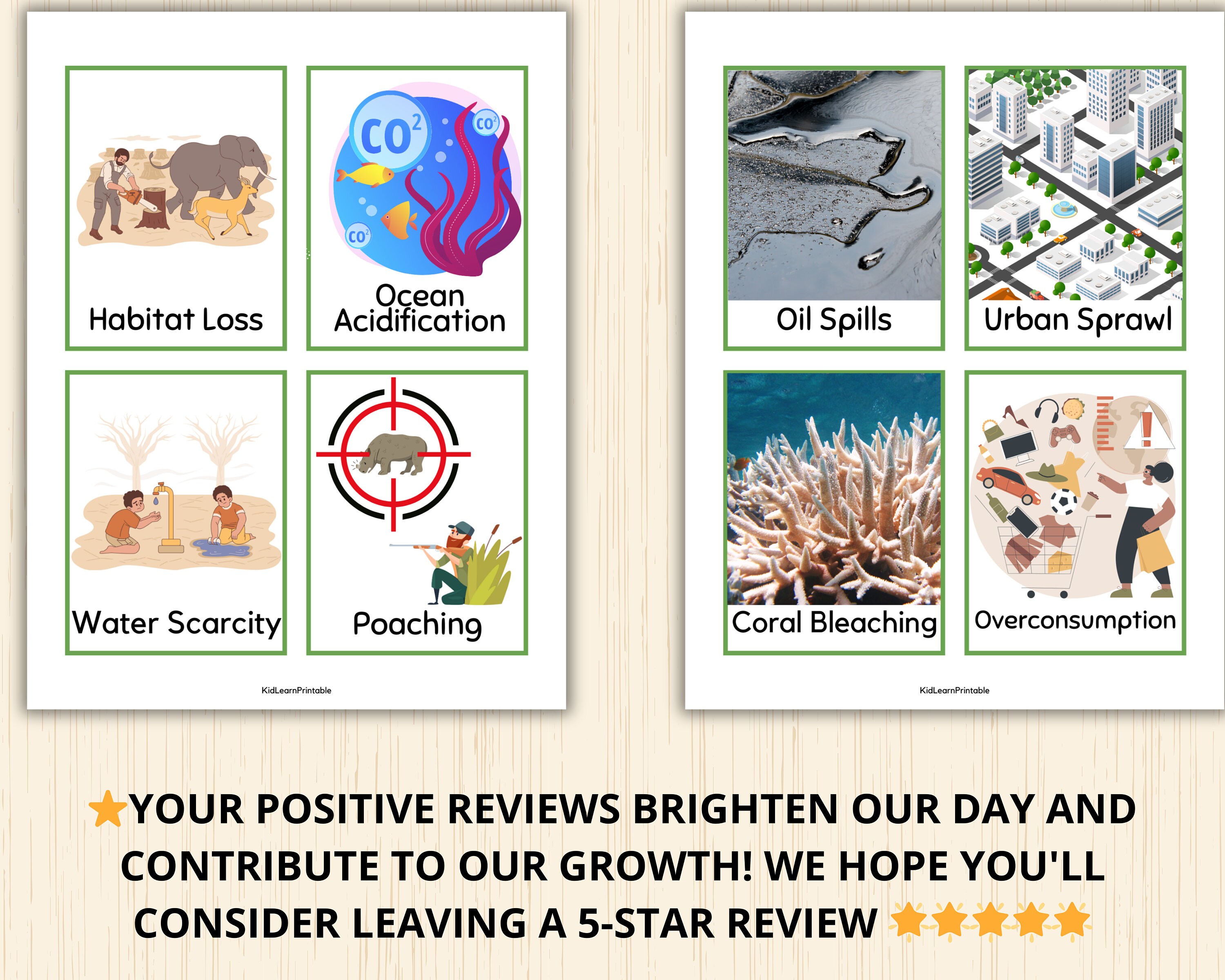 Environment Day Flashcards,earth Day Activity for Kids,earth Day ...