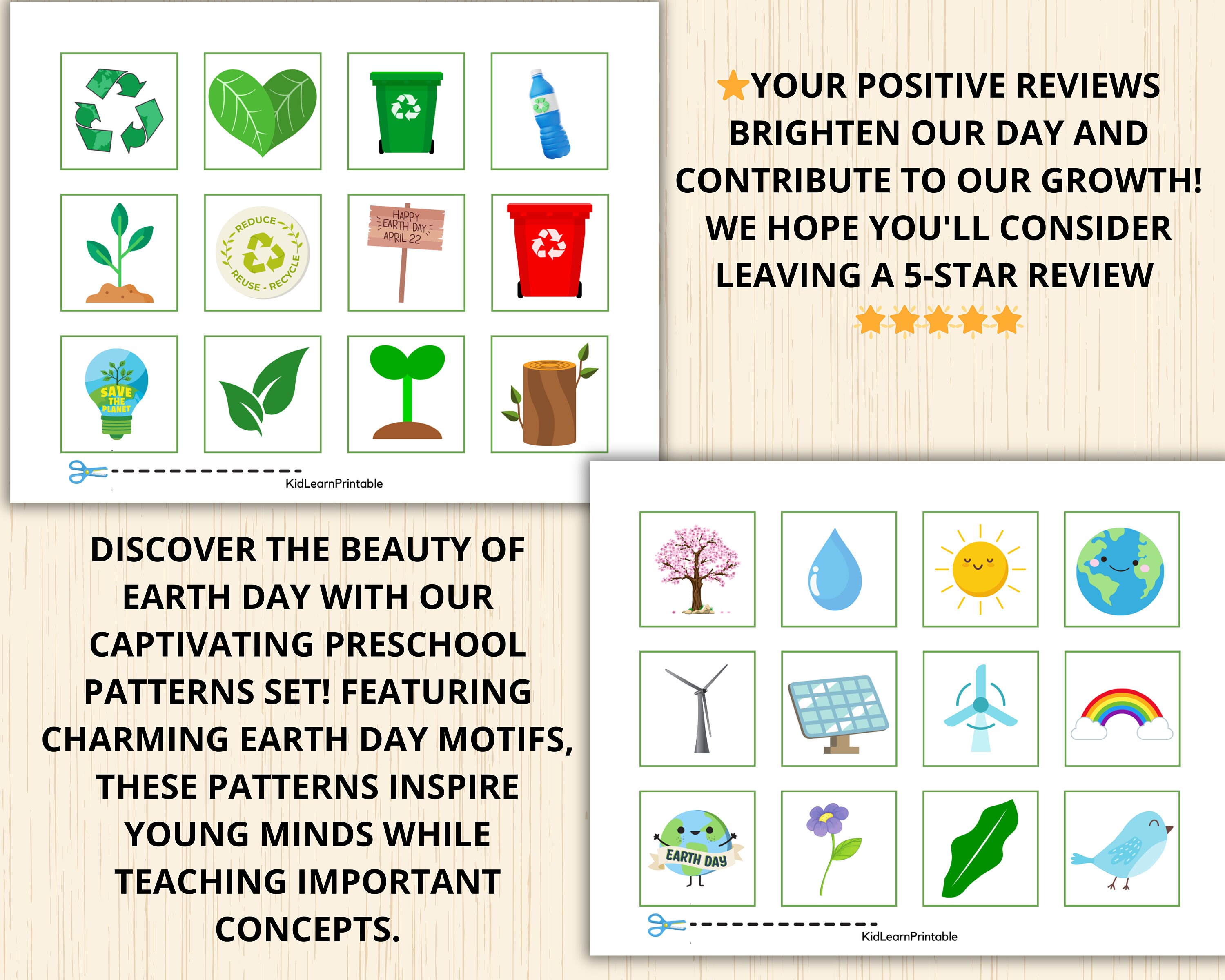 Earth Day Patterns,earth Day Busy Book,earth Day Activity, Cut and ...