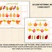 Leaf Patterns,leaves Montessori,pattern Worksheets,homeschool Learning ...