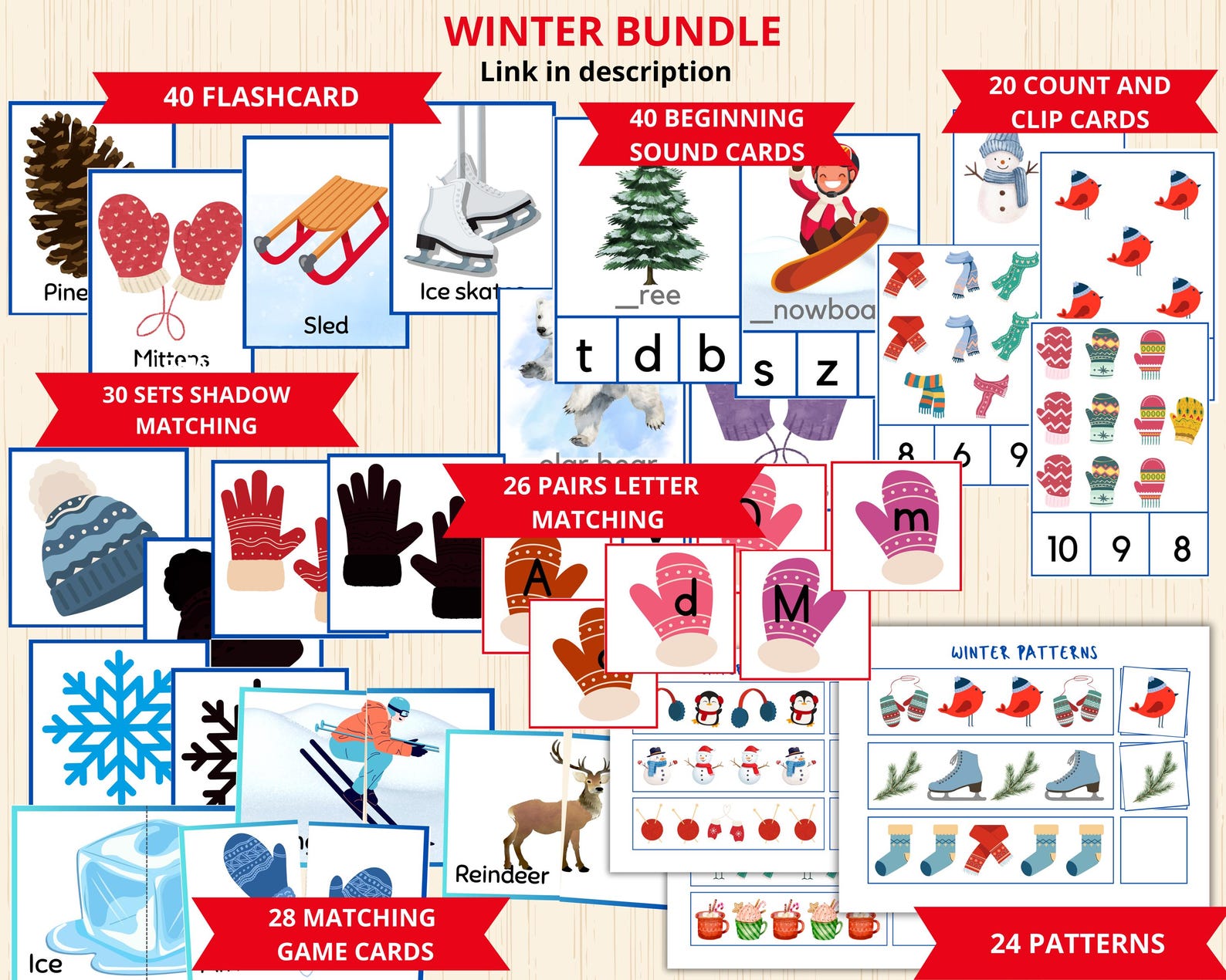 Arctic Animals Bundle,polar Animals Preschool Activity,arctic Animal ...