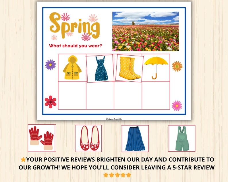 Clothes Sorting Activity,season Wear Activities,weather Dress up Game ...