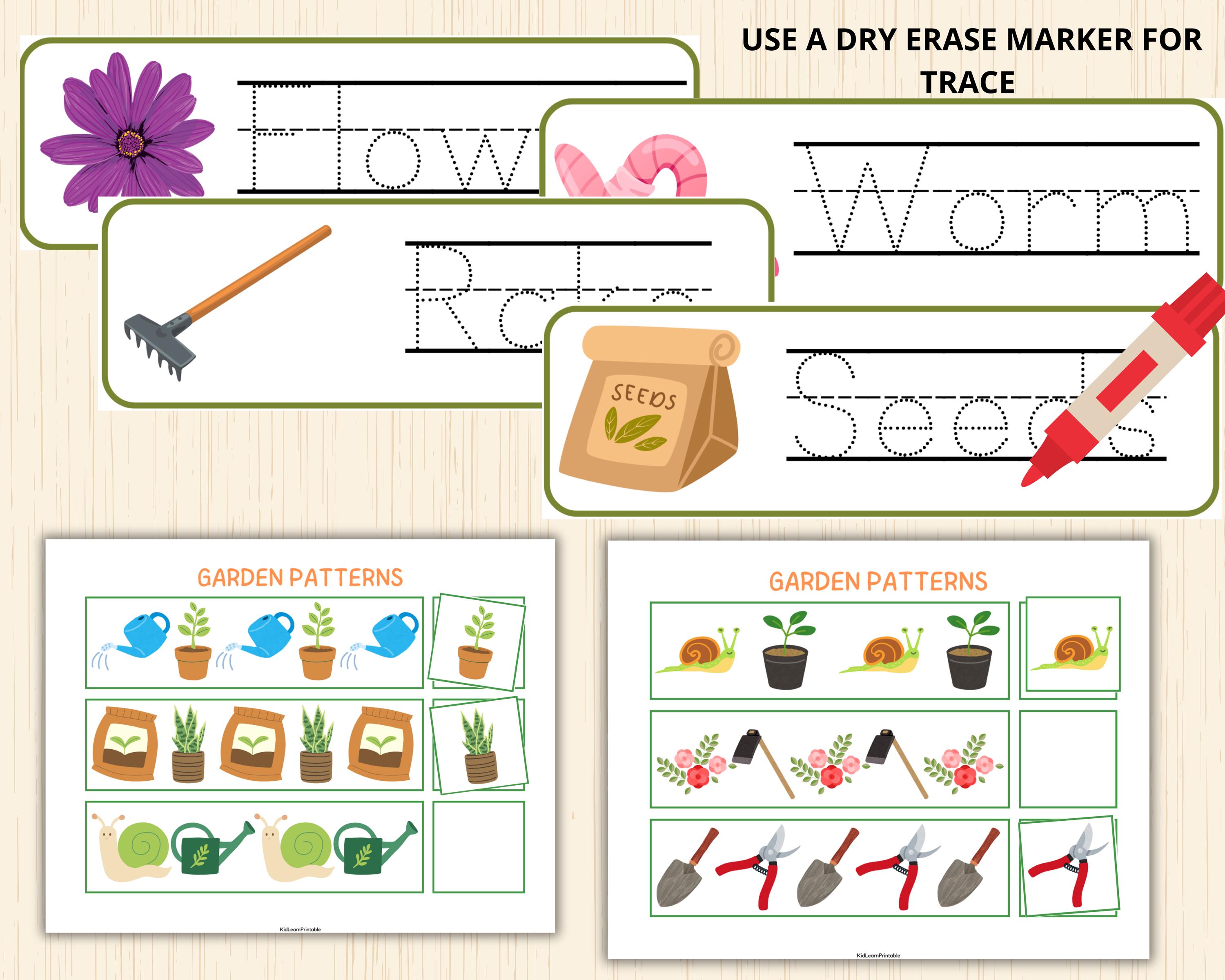 Garden Bundle,garden Unit Study,spring Preschool,homeschool Learning ...
