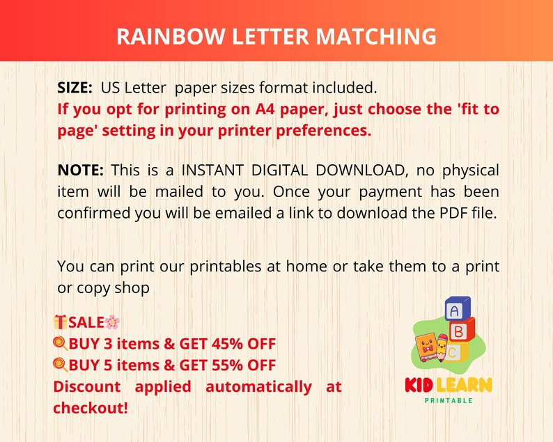 Rainbow Letter Matching,alphabet Matching Game,rainbow Alphabet ...