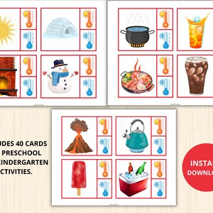 Hot and Cold Sorting,hot and Cold Sensory Activity,hot Vs Cold ...