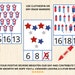 4th of July Count and Clip Cards,numbers 1-20,4th of July Cards ...