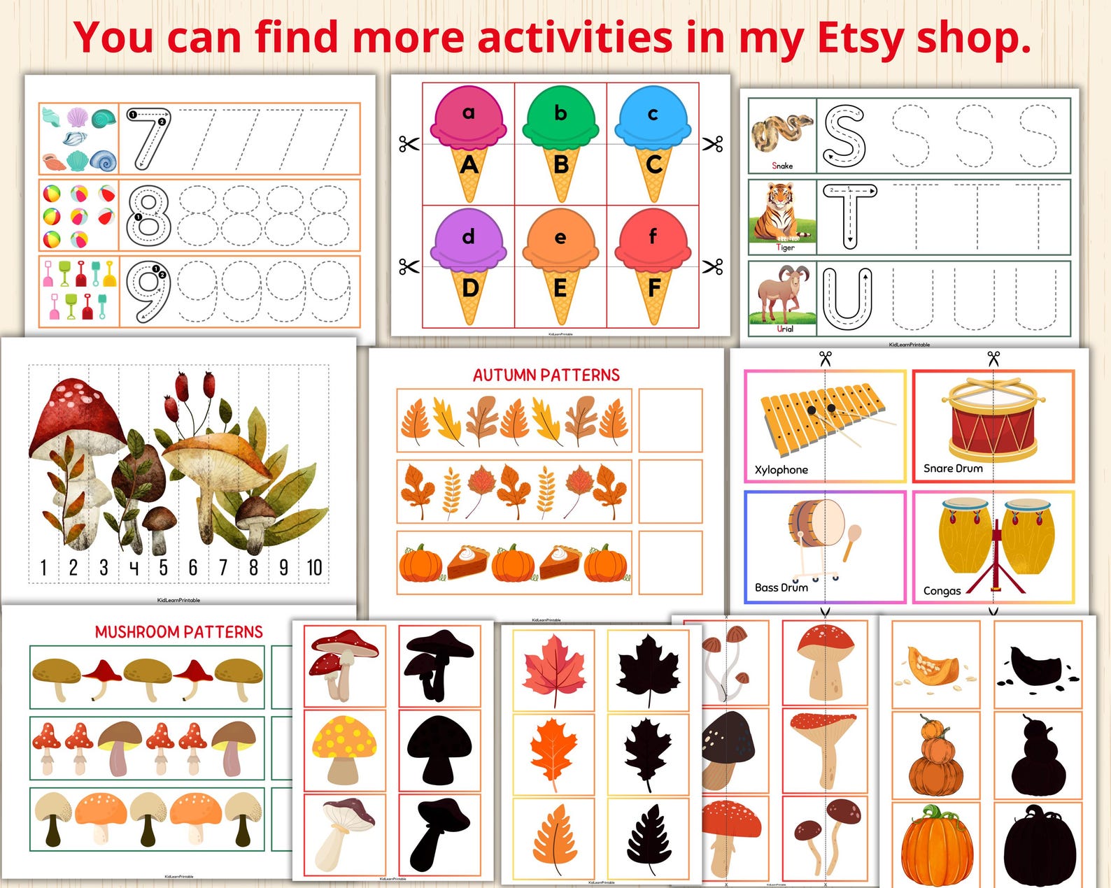 I Spy Fall,fall I Spy Game,autumn I Spy,autumn Activity,count 10 ...