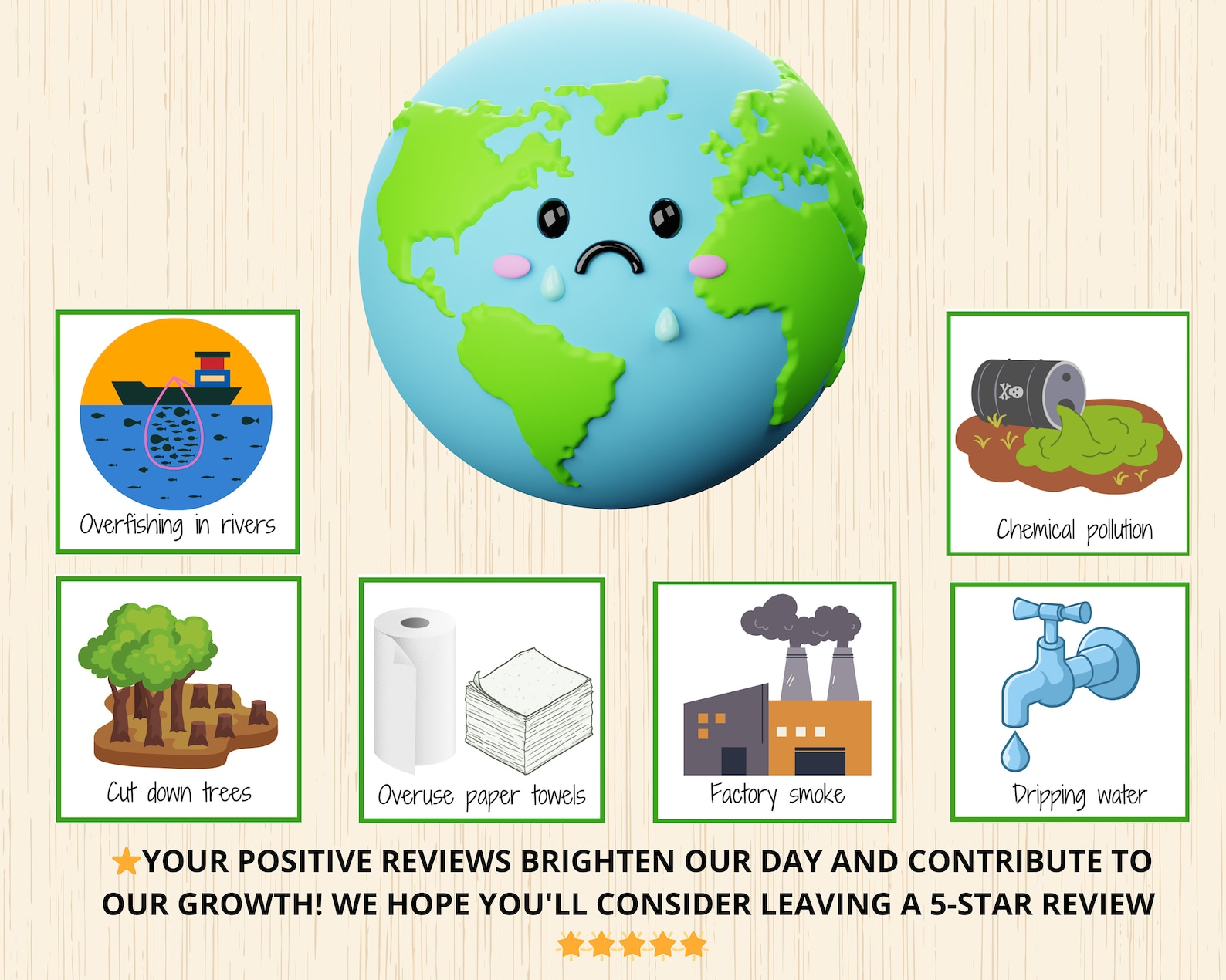 Happy Earth Sad Earth Sorting Activity,earth Day Montessori Preschool ...