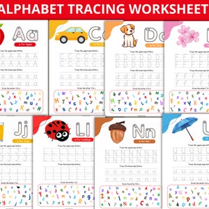 Uppercase Lowercase Alphabet Letter,tracing Worksheets,alphabet ...