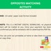 Opposites Matching Flashcards,opposites Flashcards for Kids, Pairing ...