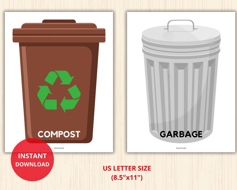 Compost Sorting,composting Activity,earth Day Sorting,recycling and ...