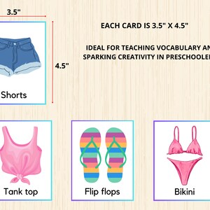 Clothes Vocabulary,clothes Montessori Flashcards,nomenclature Cards for ...