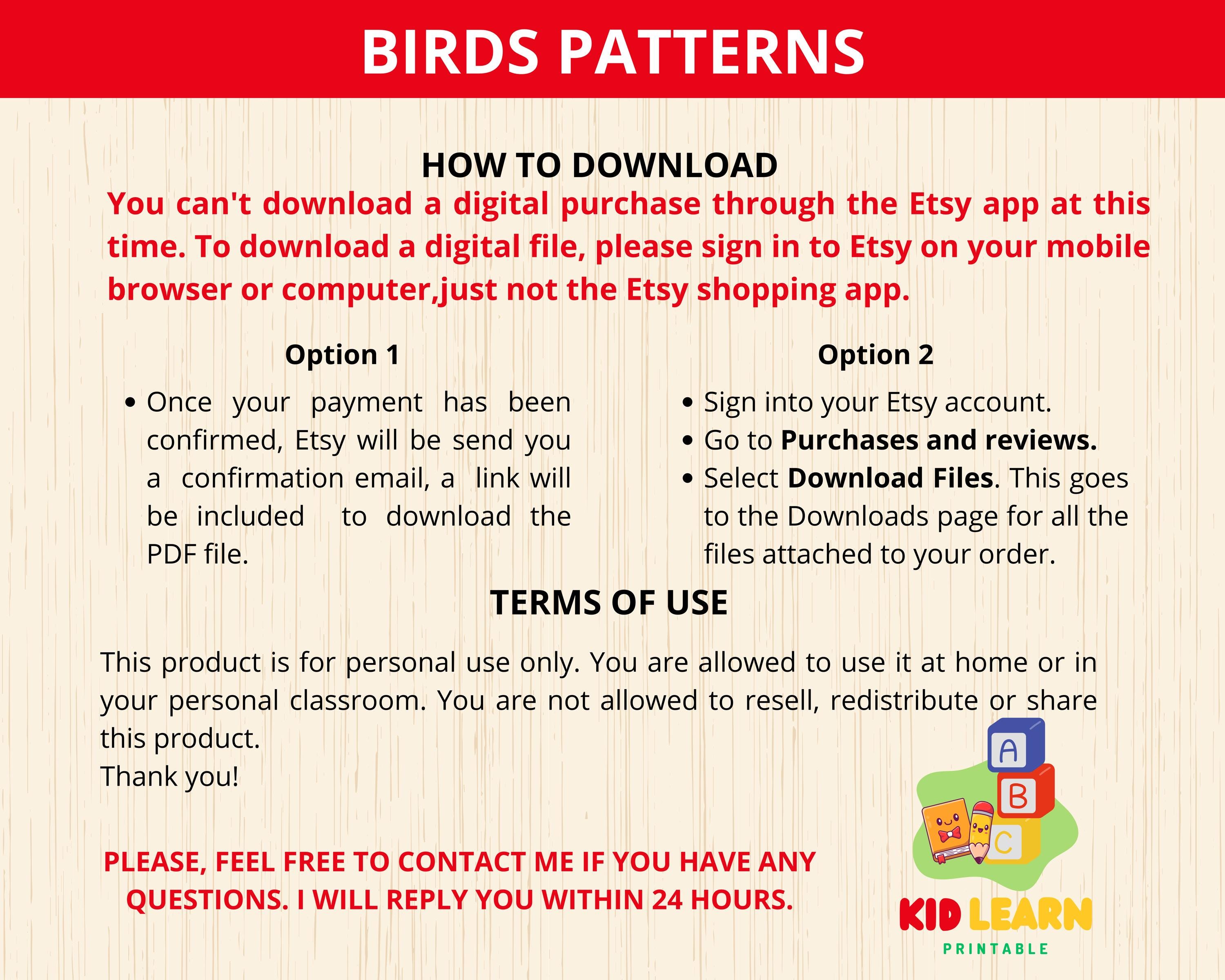 Bird Patterns,backyard Birds Activity,birds What Comes Next,pattern ...