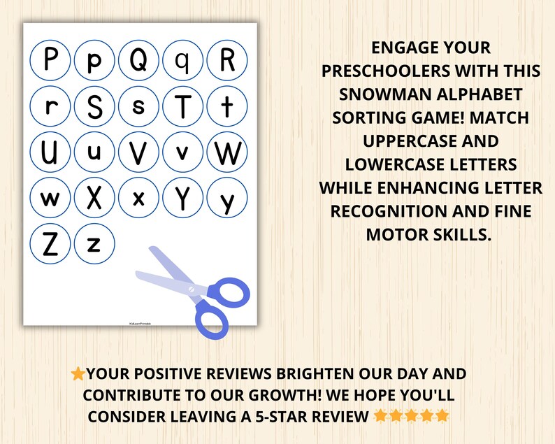Snowman Alphabet Sorting,snowball Letter Sort,winter Alphabet Match ...