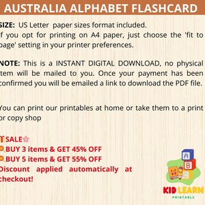 Australian Animals Alphabet,australian Alphabet Posters,abc Alphabet ...