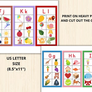Alphabet Clip Cards,montessori Alphabet Cards,phonics Printable ...