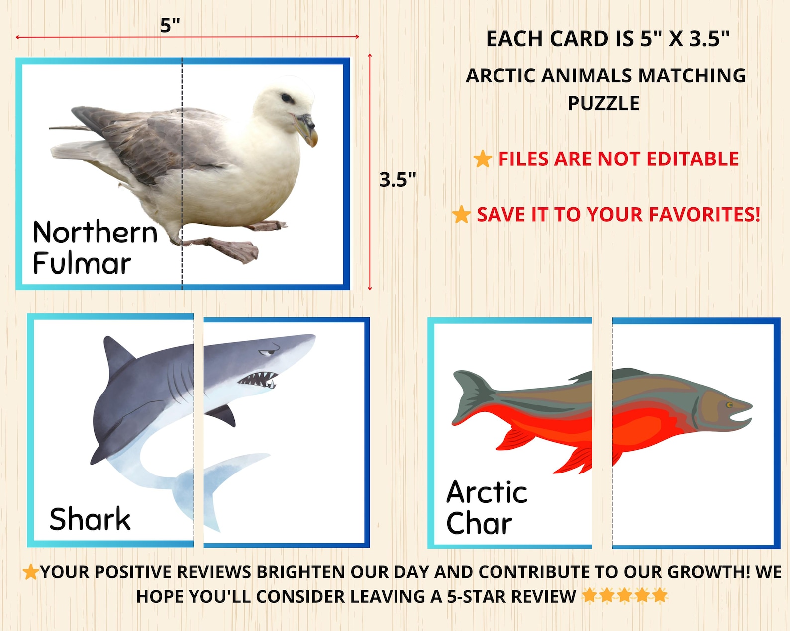Arctic Animal Matching,arctic Animal Puzzle,winter Animal Montessori ...