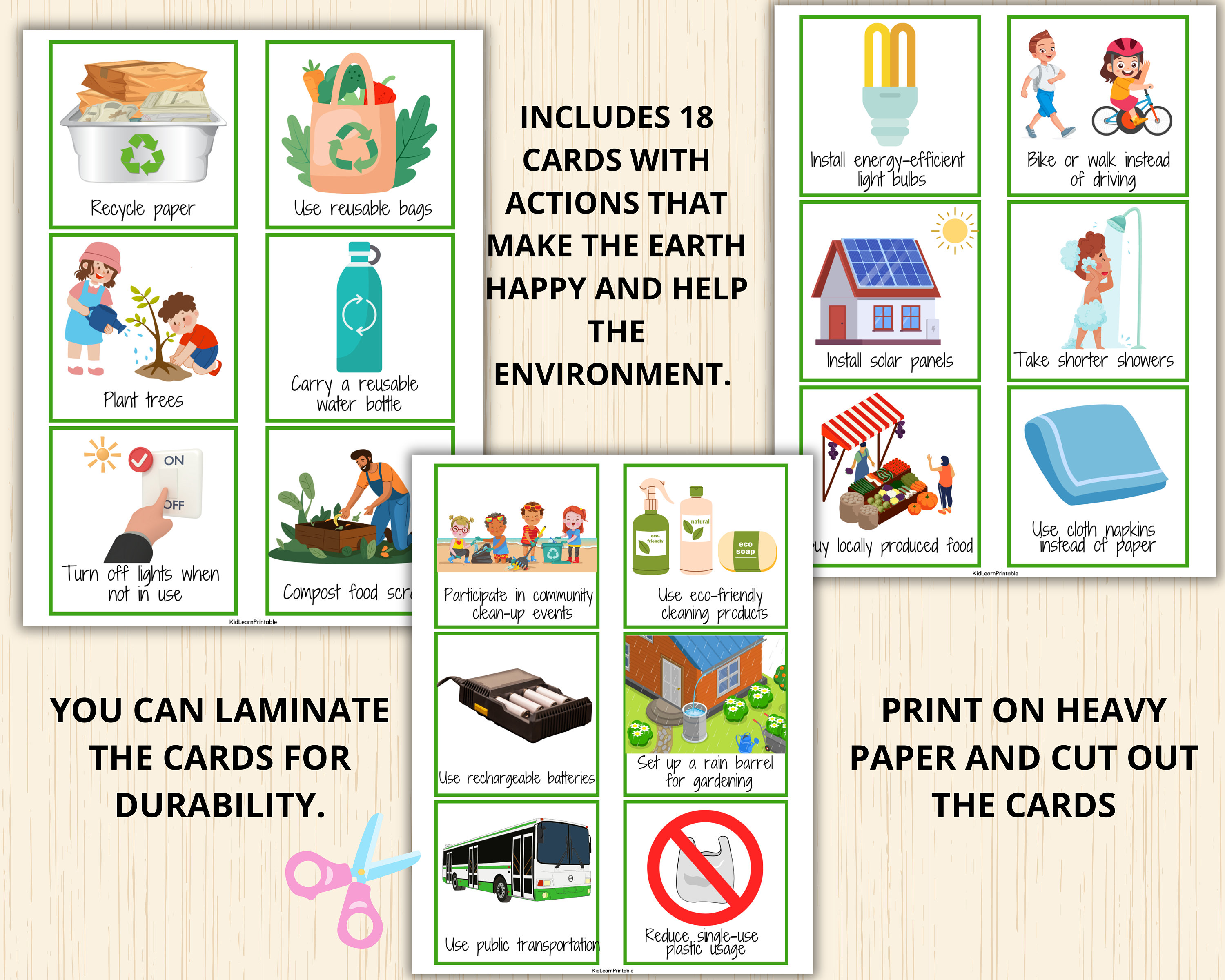Happy Earth Sad Earth Sorting Activity,earth Day Montessori Preschool ...