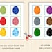 Dinosaur Color Match,dinosaur Preschool Activity,color Sorting Game ...