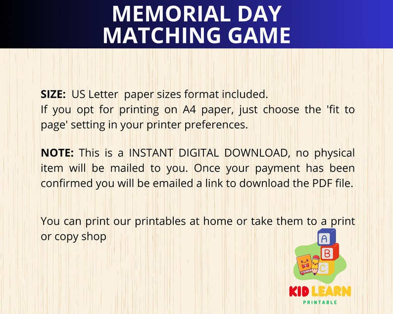 Memorial Day Matching Activity,memorial Day Puzzles,symmetry Puzzles ...