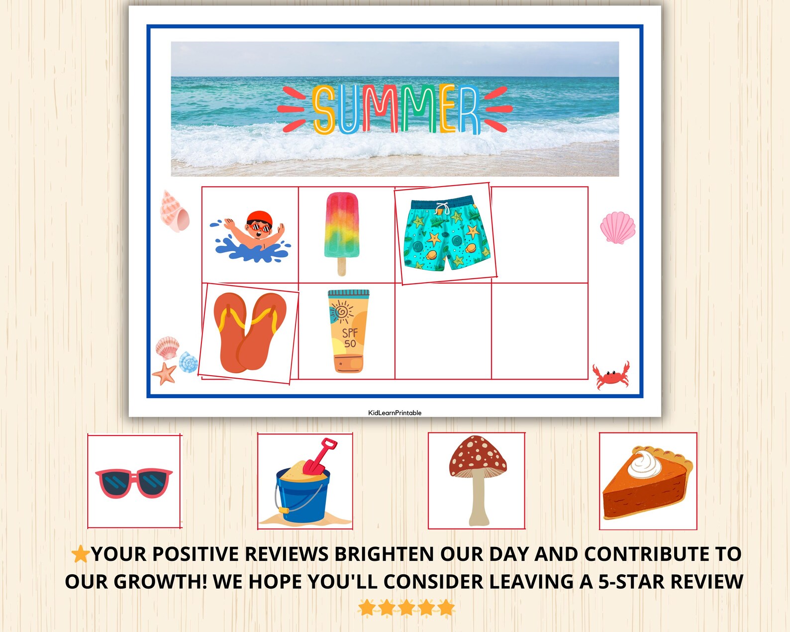 Seasons Sorting Mats,sort by Season,season Sorting Activity,match the ...