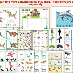 Dinosaur Ten Frame,dinosaur Birthday Game,dinosaur Activity,numbers 1 ...