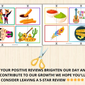 Cinco De Mayo Matching Game,preschool Activity,montessori,matching ...