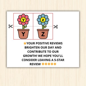 Flower Alphabet Match, Spring Preschool Activity,alphabet Matching Game ...