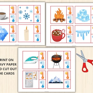 Hot and Cold Sorting,hot and Cold Sensory Activity,hot Vs Cold ...