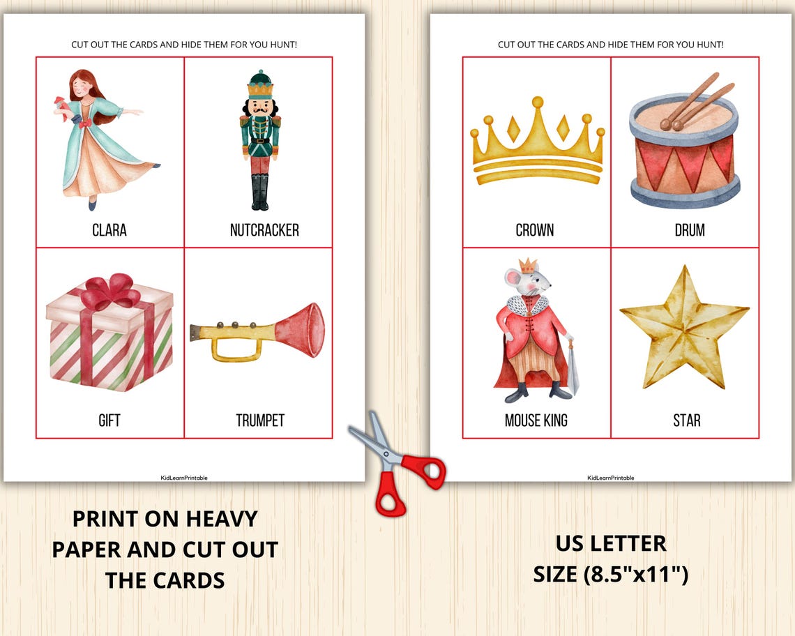 Nutcracker Treasure Hunt,nutcracket Ballet Scavanger Hunt,scavenger ...